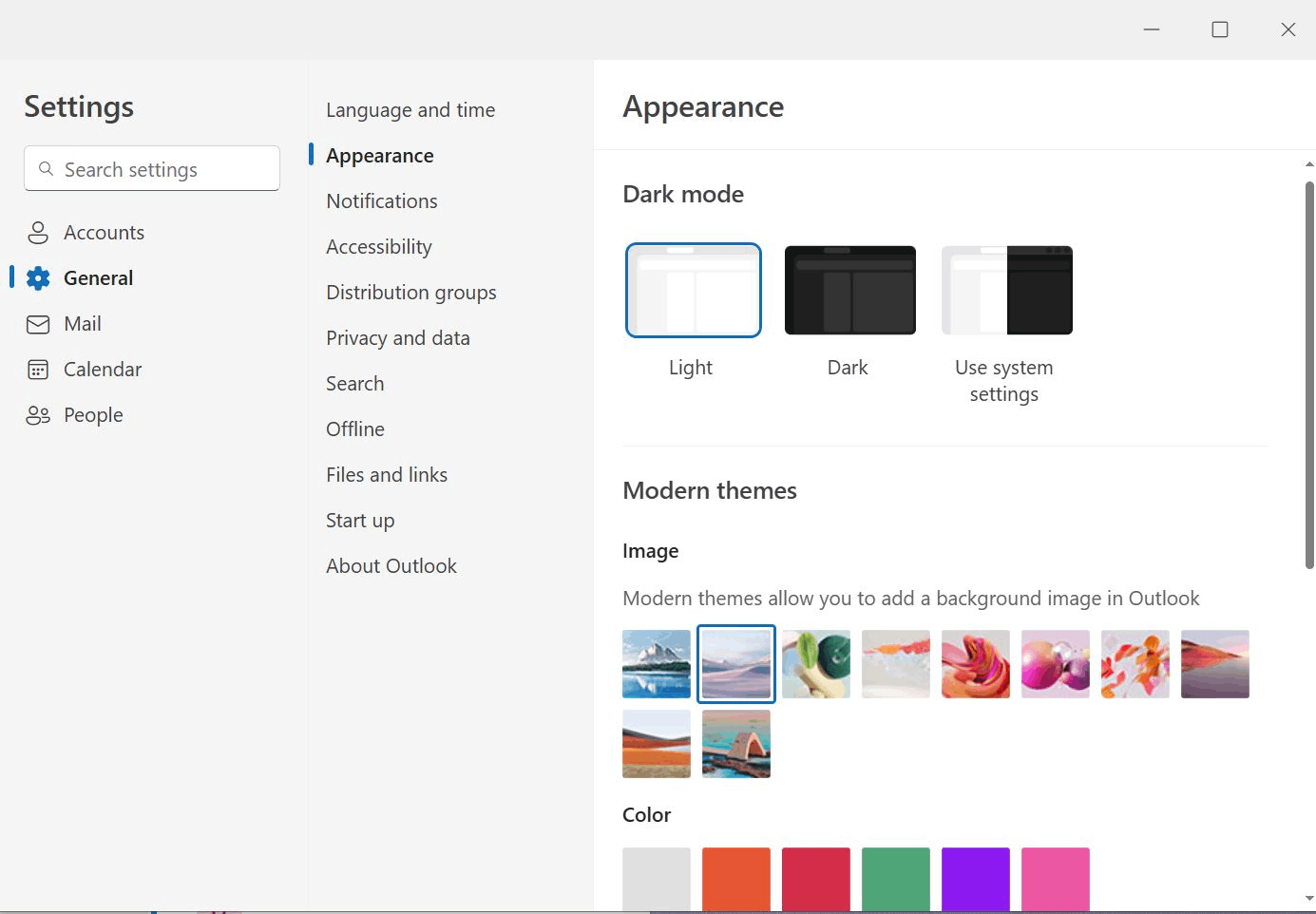New Outlook doesn't have 'Dark Mode' available - Microsoft Q&A