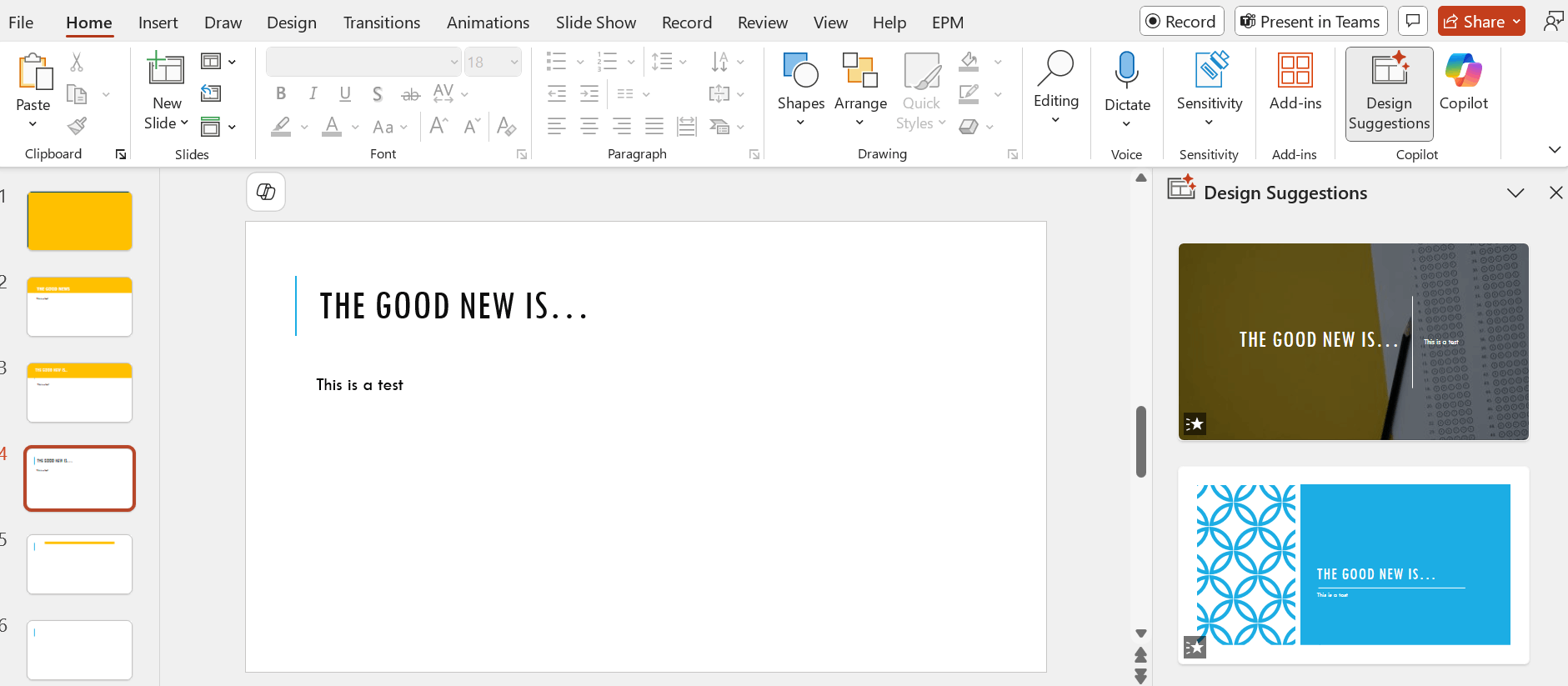 Microsoft PowerPoint Designer Issue – Sorry, no design ideas for this ...
