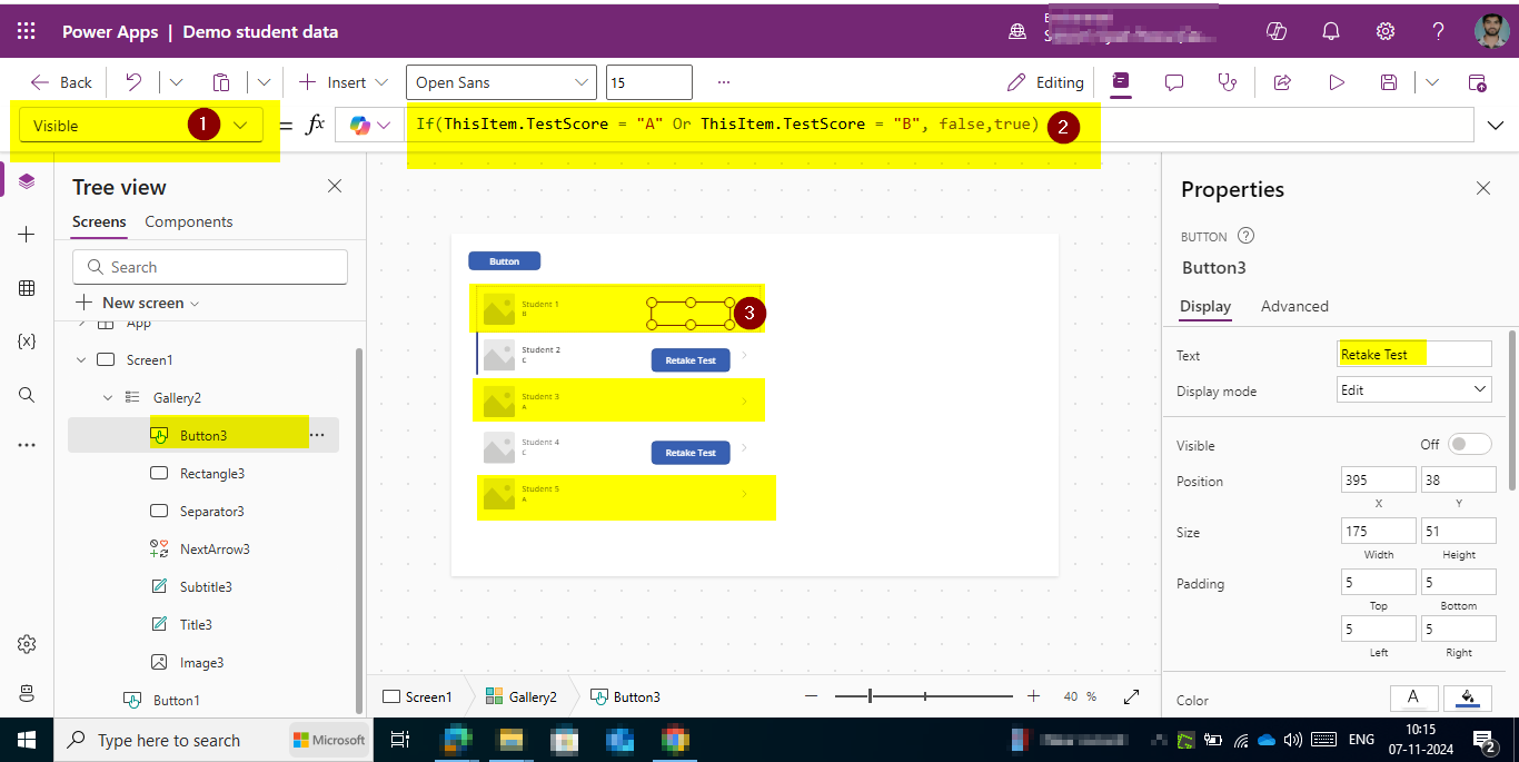 The Retake Test code for the TestScoreCollection tutorial is not ...