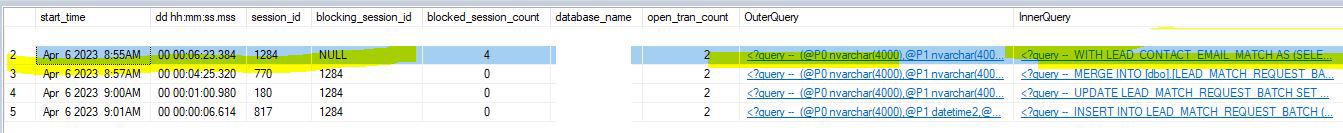 Blocking query - Microsoft Q&A Blocking query - Microsoft Q&A