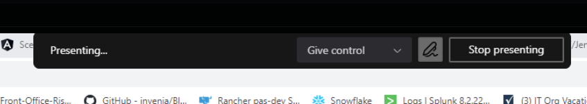TEAMS SCREEN SHARING BAR WILL NOT HID ON VDI - Microsoft Q&A