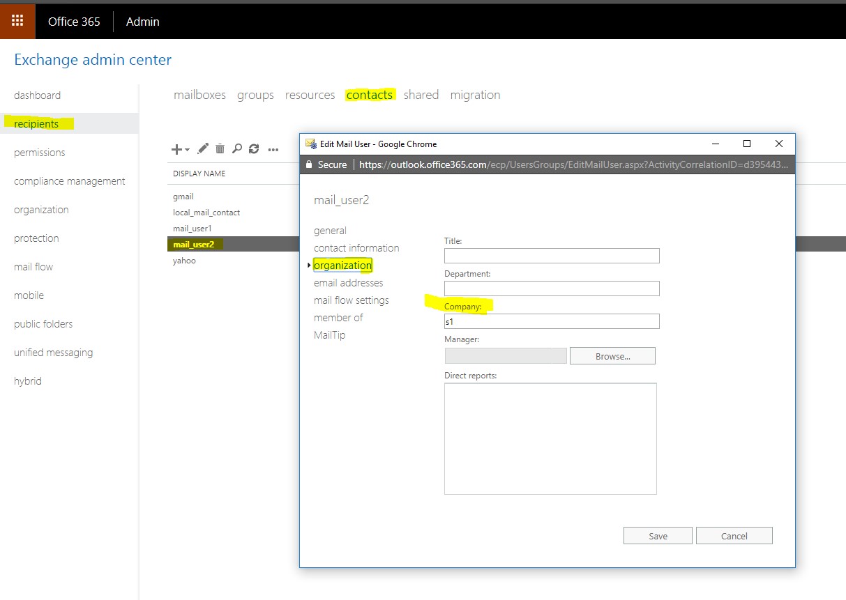 How Global Address List will Sync between one On-Premise & other Office ...