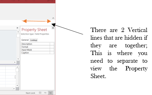property sheet not visible - Microsoft Q&A