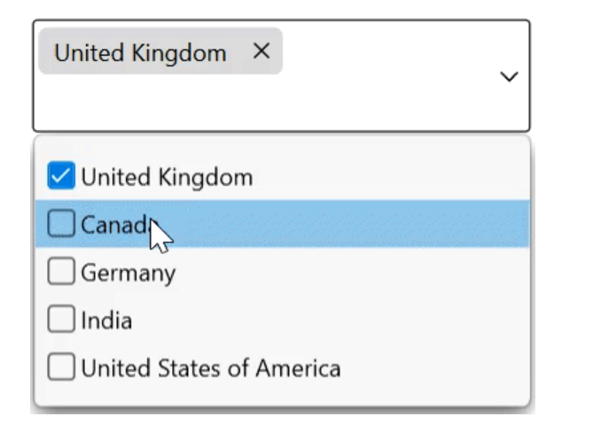 Mutiple selection behavior - Microsoft Q&A