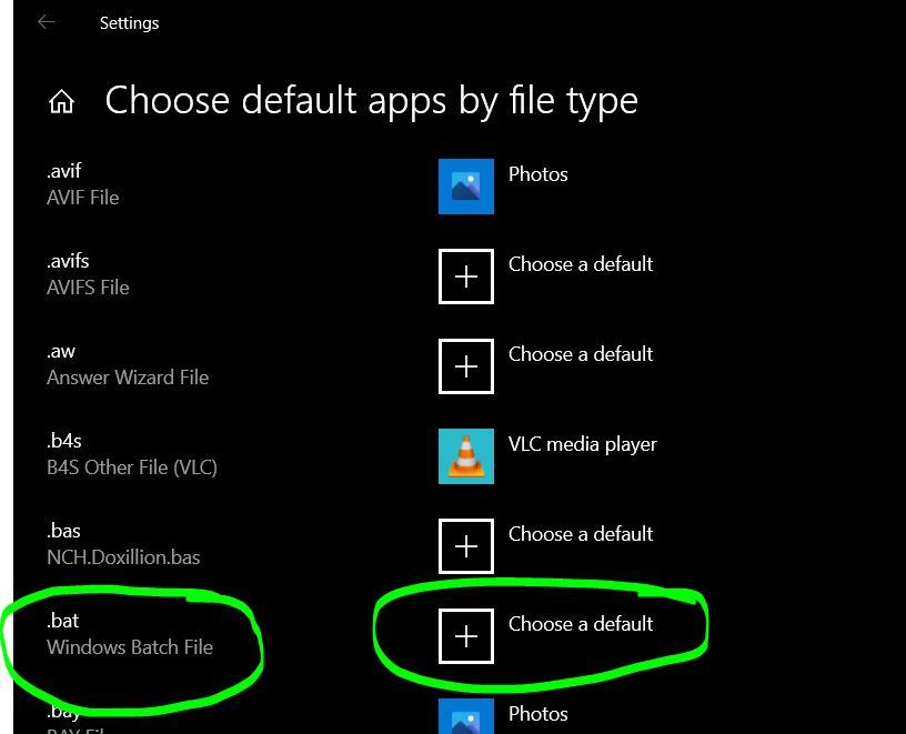 How to find the "open with" option for .bat files - Microsoft Q&A