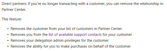 remove partner - Microsoft Q&A
