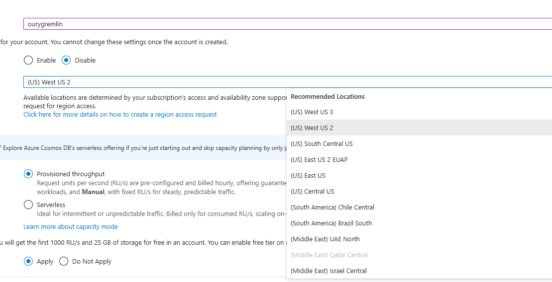 Is Cosmos Db Gremlin API deprecated? - Microsoft Q&A