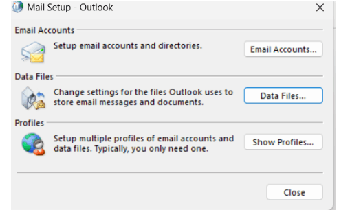 i am facing Problem with Outlook and getting error like "Outlook Data ...