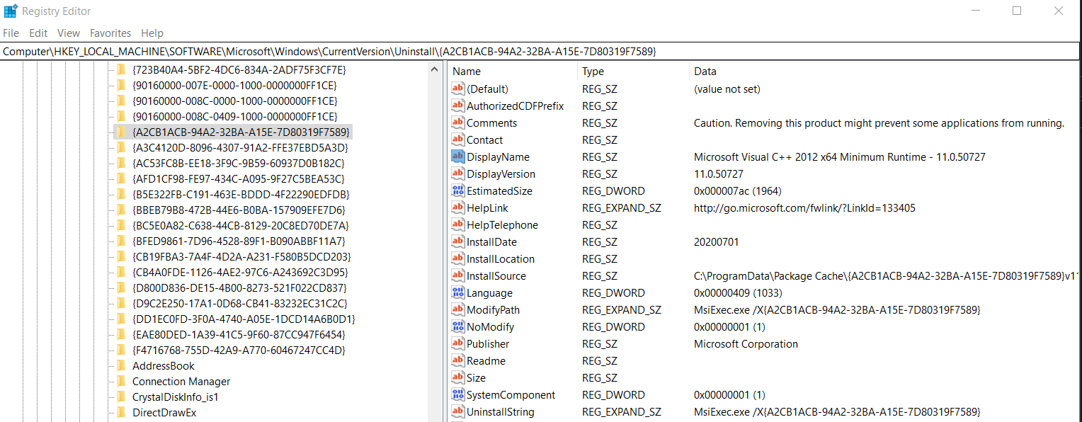 Help! C++ redistribution package 2015 - 19 is stopping me installing ...