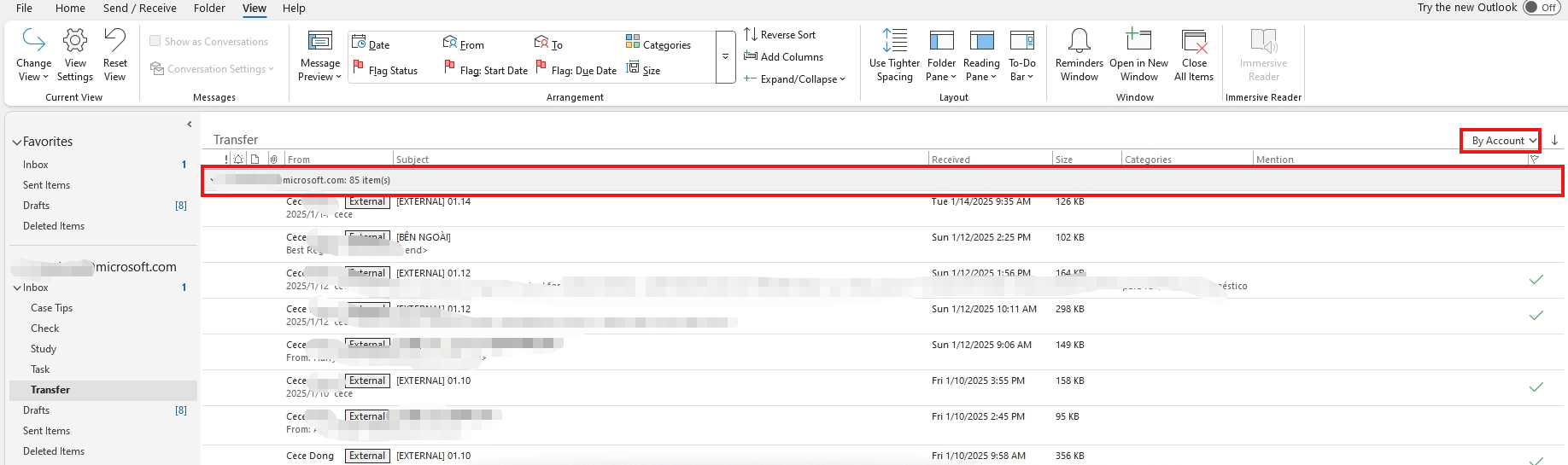 How to remove headings in email folders - Microsoft Q&A
