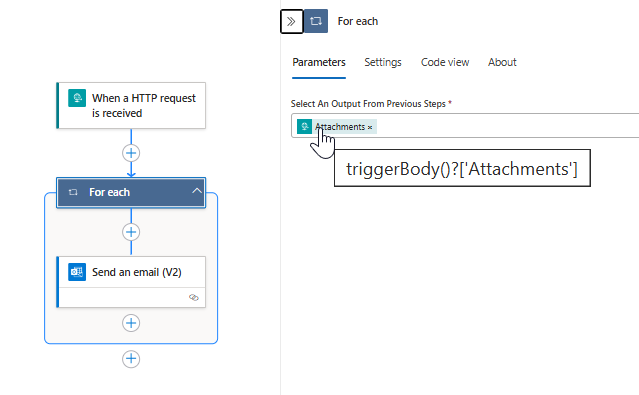 azure logic app send email and csv or excel attachment - Microsoft Q&A