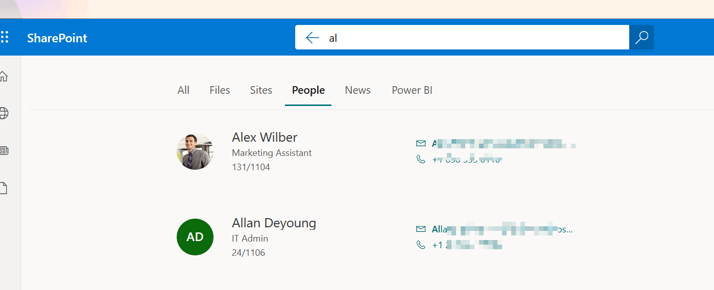 SharePoint Online : How to setup/configure search people in active ...