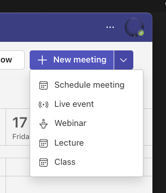 Microsoft Teams Meeting - Meeting vs Lecture vs Class - Microsoft Q&A