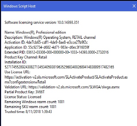 how do I get my windows 10 Activation product key? - Microsoft Q&A