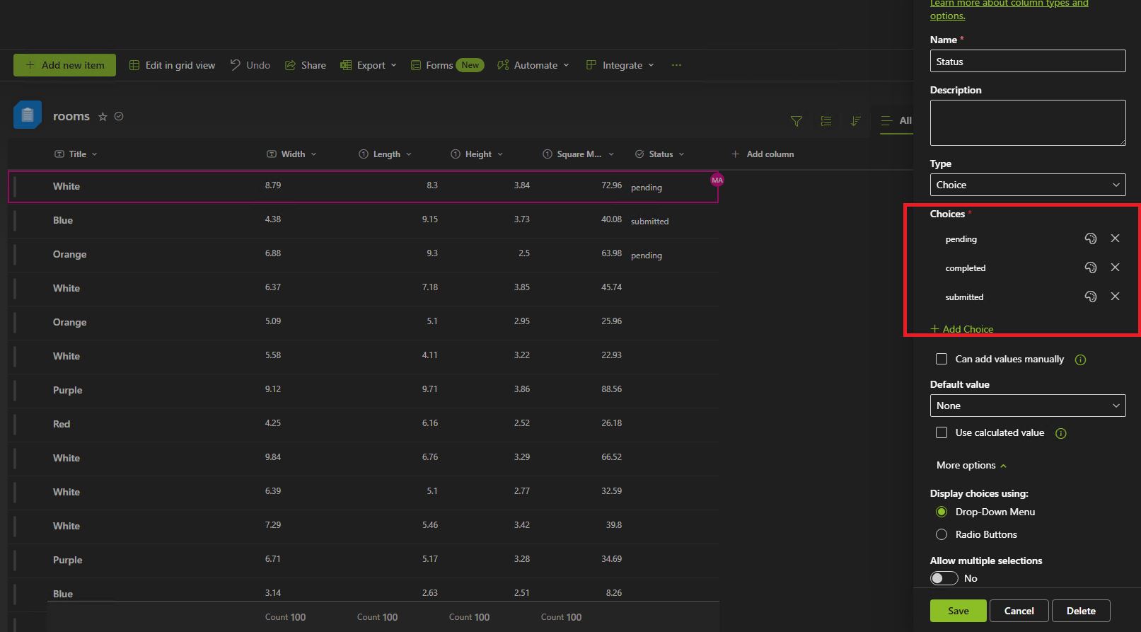 Microsoft Lists - multiple problems with lookup columns not behaving as ...