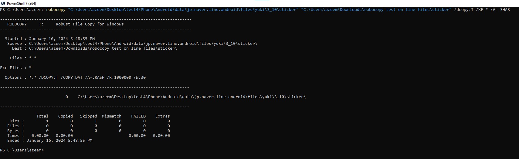 Robocopy does not preserved date accessed of folders properly - Microsoft Q&A