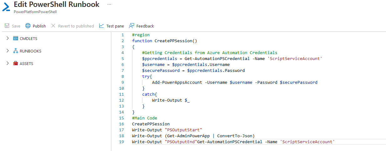 Runing PowerShell script from Azure Automation via Workbook not working ... Runing PowerShell script from Azure Automation via Workbook not working ...