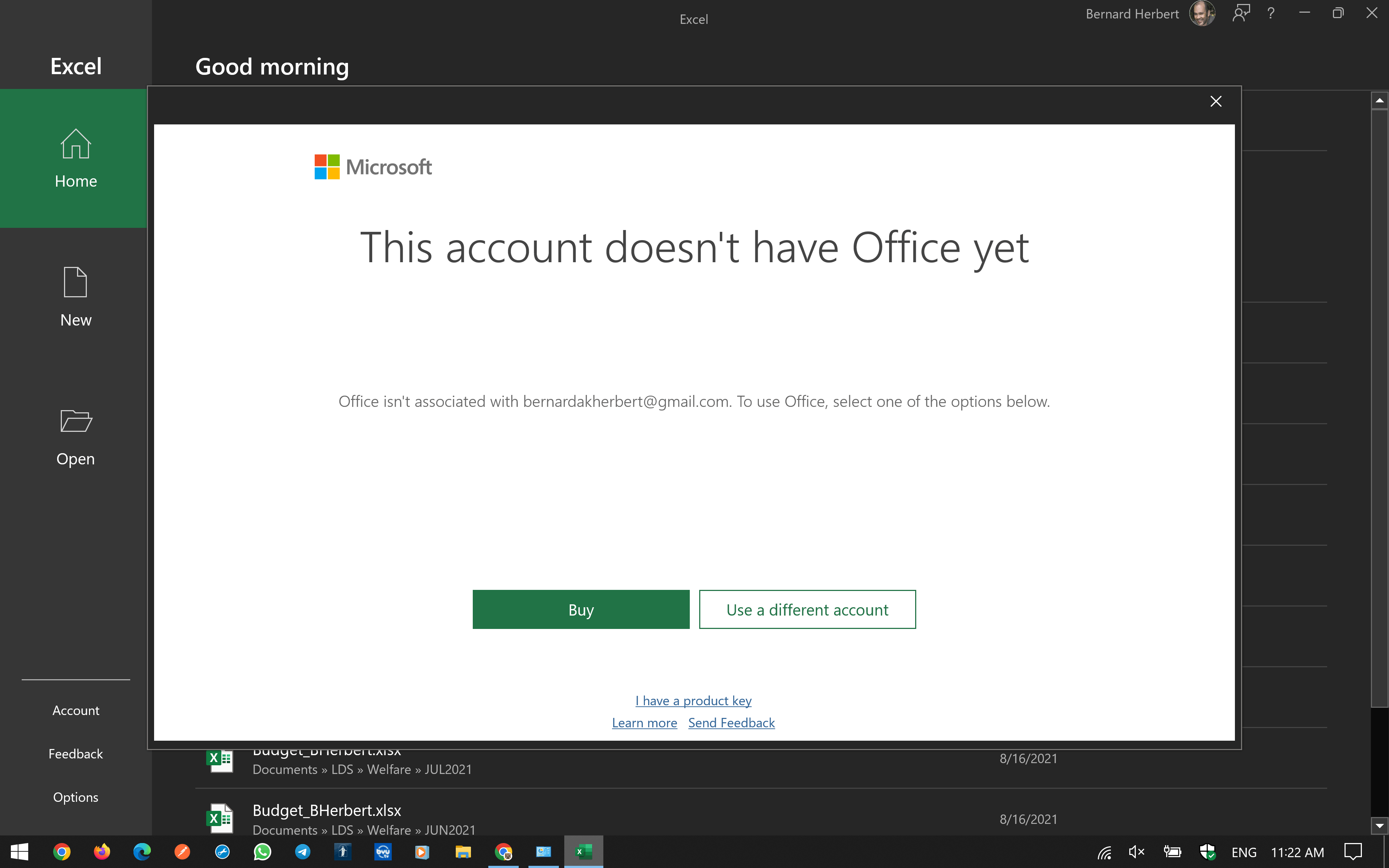 Office 2019 Professional Plus with Onetime Activation not recognized in ...