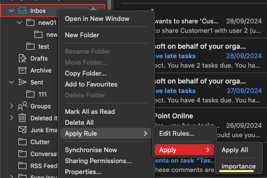 Remove high-importance flag from ALL emails in Outlook - Microsoft Q&A