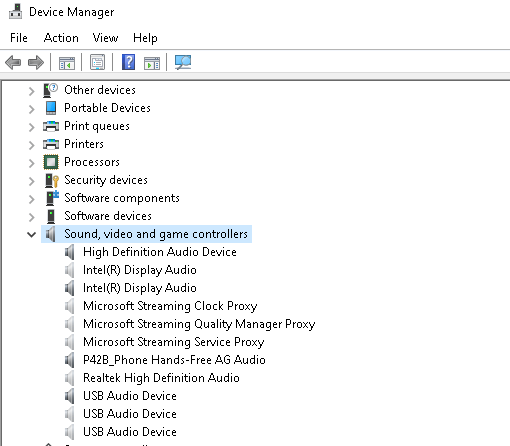 Realtek HD Audio disappear in my Sound Output Devices and hidden in Device Manager - Microsoft Q&A