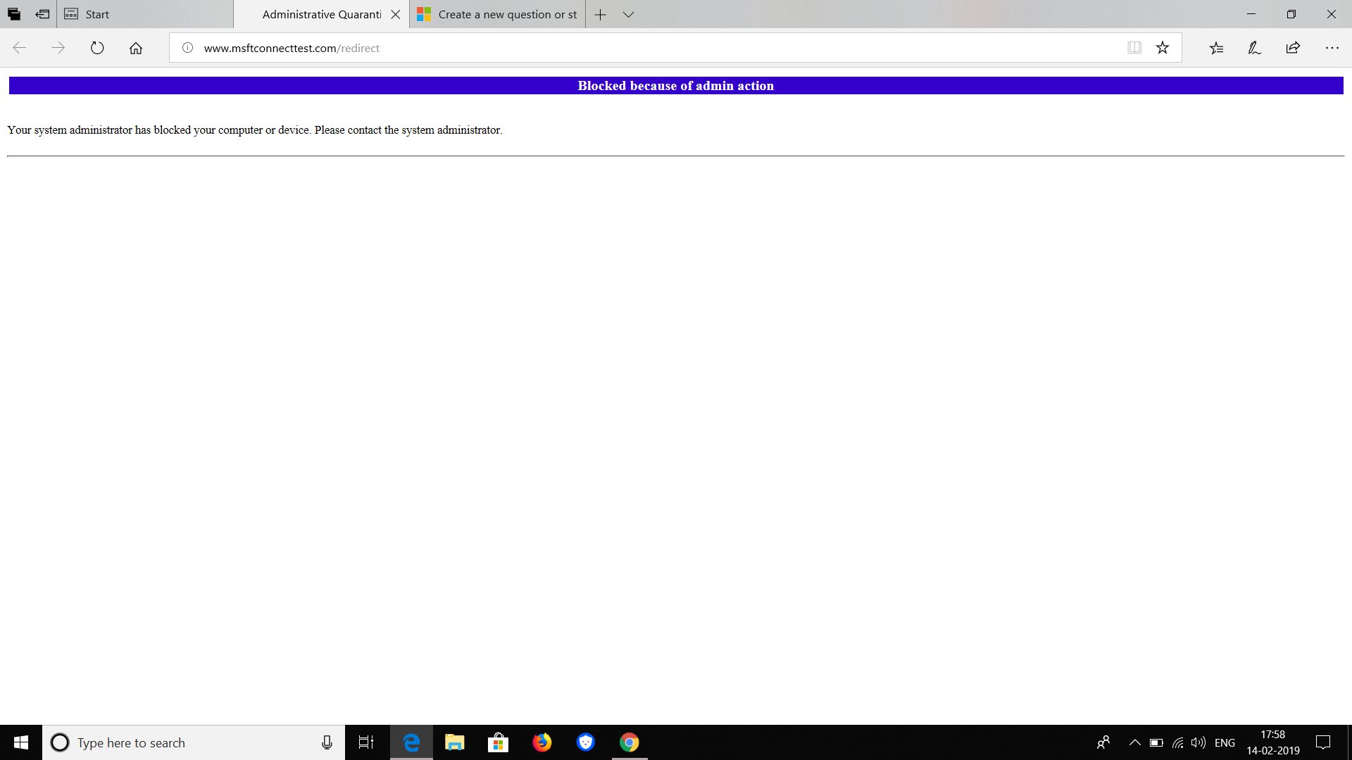 msftconnect test problem - Microsoft Q&A