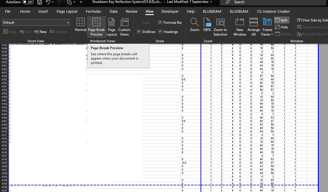 Difficulty adjusting page layout with interfering page breaks ...
