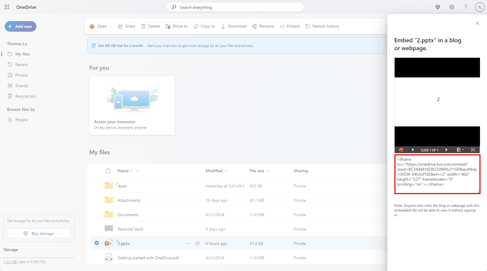 1drv.ms shortened URL instead of onedrive.live.com - Microsoft Q&A