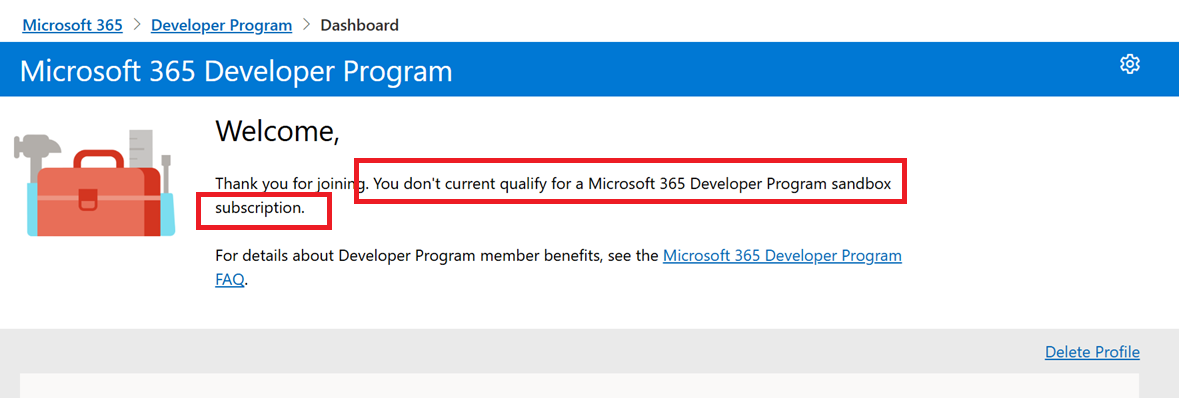 How did I know Im qualified for E5 program - Microsoft Q&A