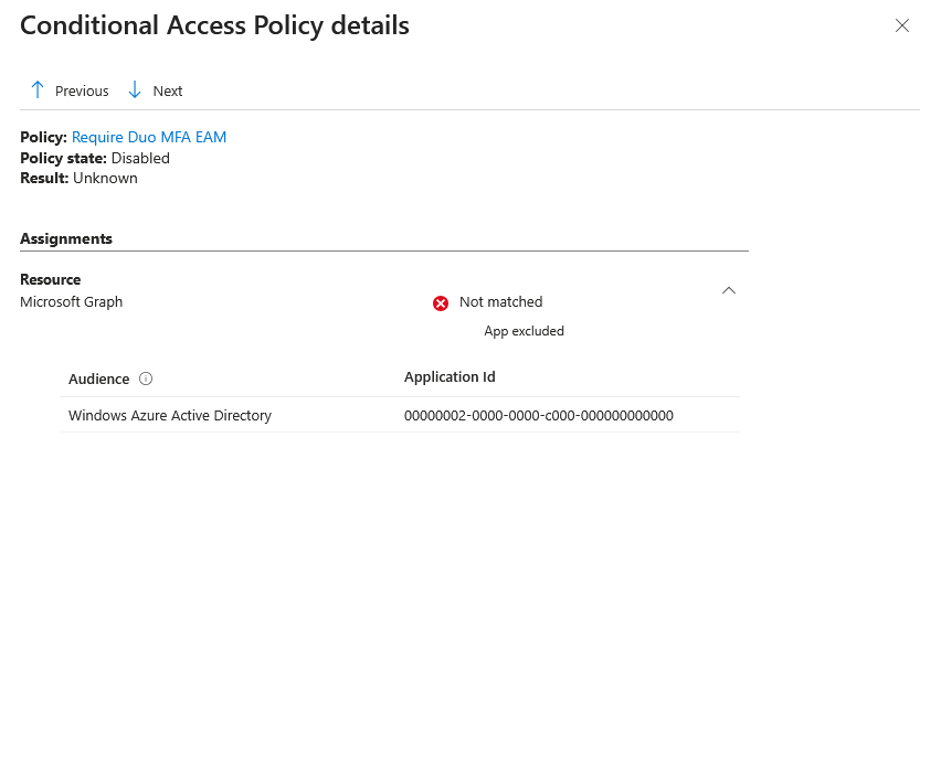 Our CA policy for requiring MFA is not working with Microsoft Graph ...