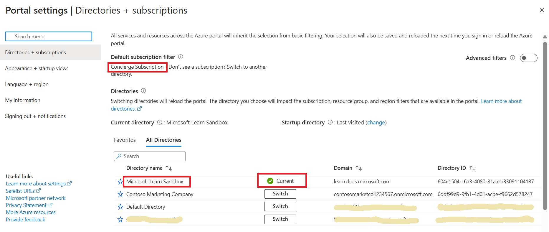 i could not access the subscription i created in learn sandbox - Microsoft Q&A