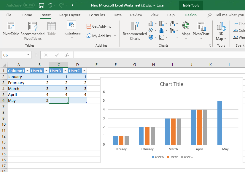 Graphing function for a variable number of rows - Microsoft Q&A
