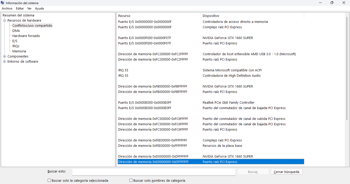 Conflictos msinfo32 - Microsoft Q&A