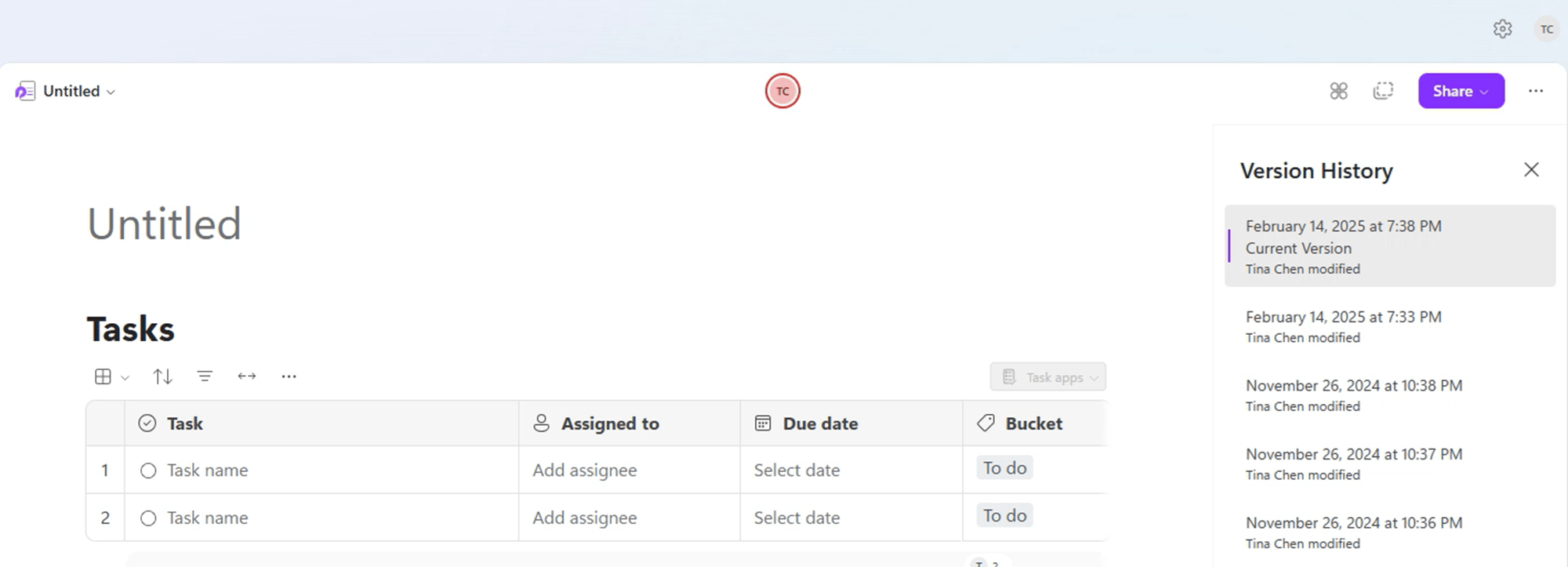 MS Loop: How can I track changes and identify editors? - Microsoft Q&A