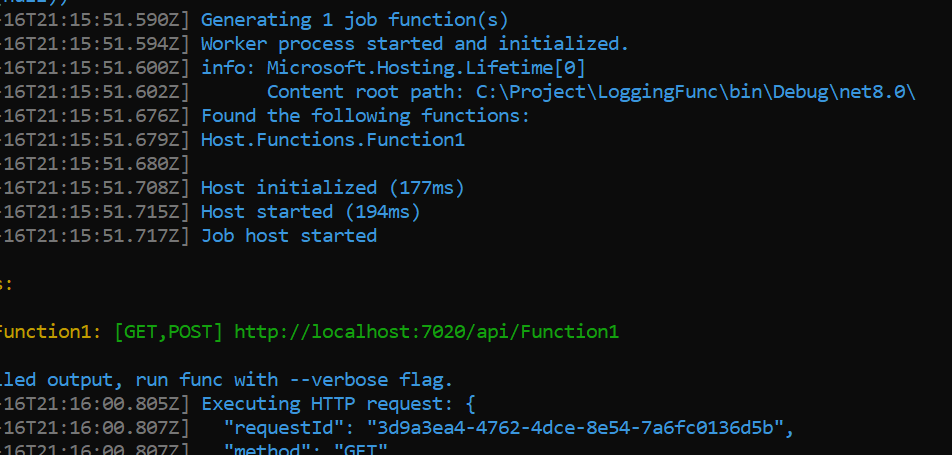 Azure Functions Logging Not Working Correctly In Local Microsoft Qanda