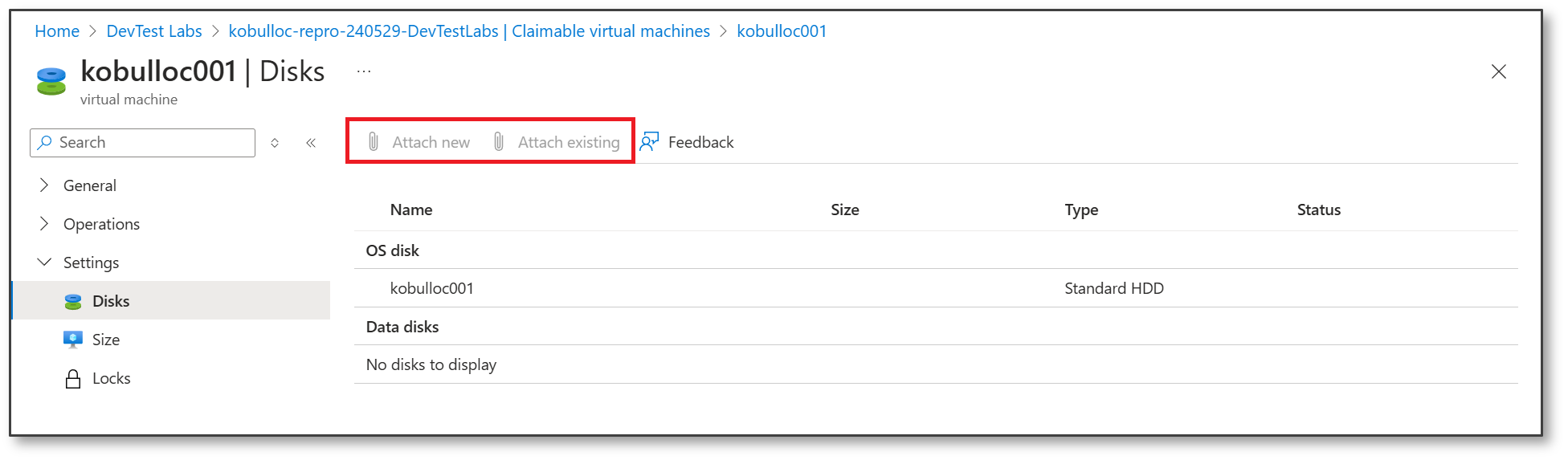 Prevent Devtest Lab User From Creating New Disks Microsoft Qanda