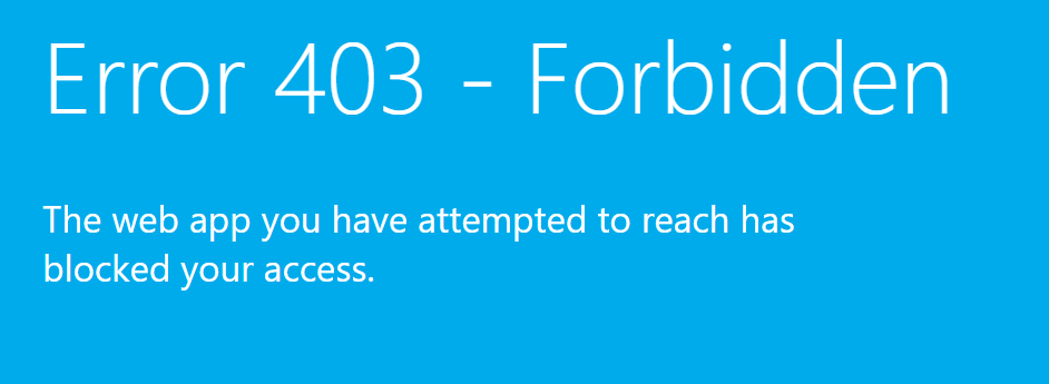 How to restrict the access to Web APP once after created a web app ...