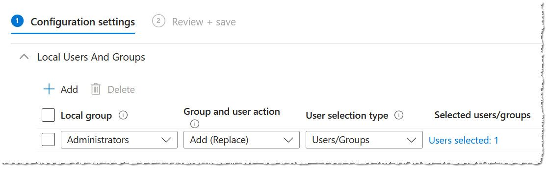 Endpoint Account Protection - Local group memberships - Security groups ...