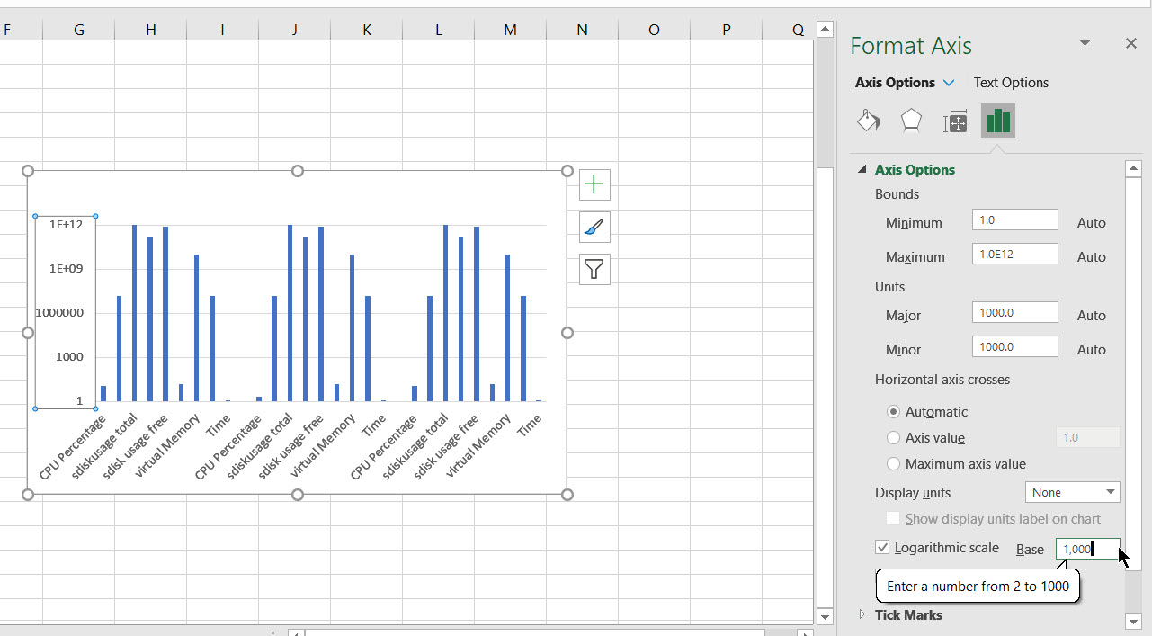 Creating a graph using Excel Sheet - Microsoft Q&A