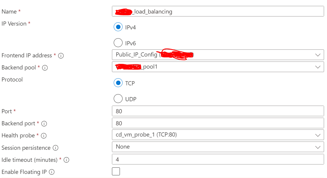 Public Load Balancer - Not able to take RDP for a VM - Microsoft Q&A
