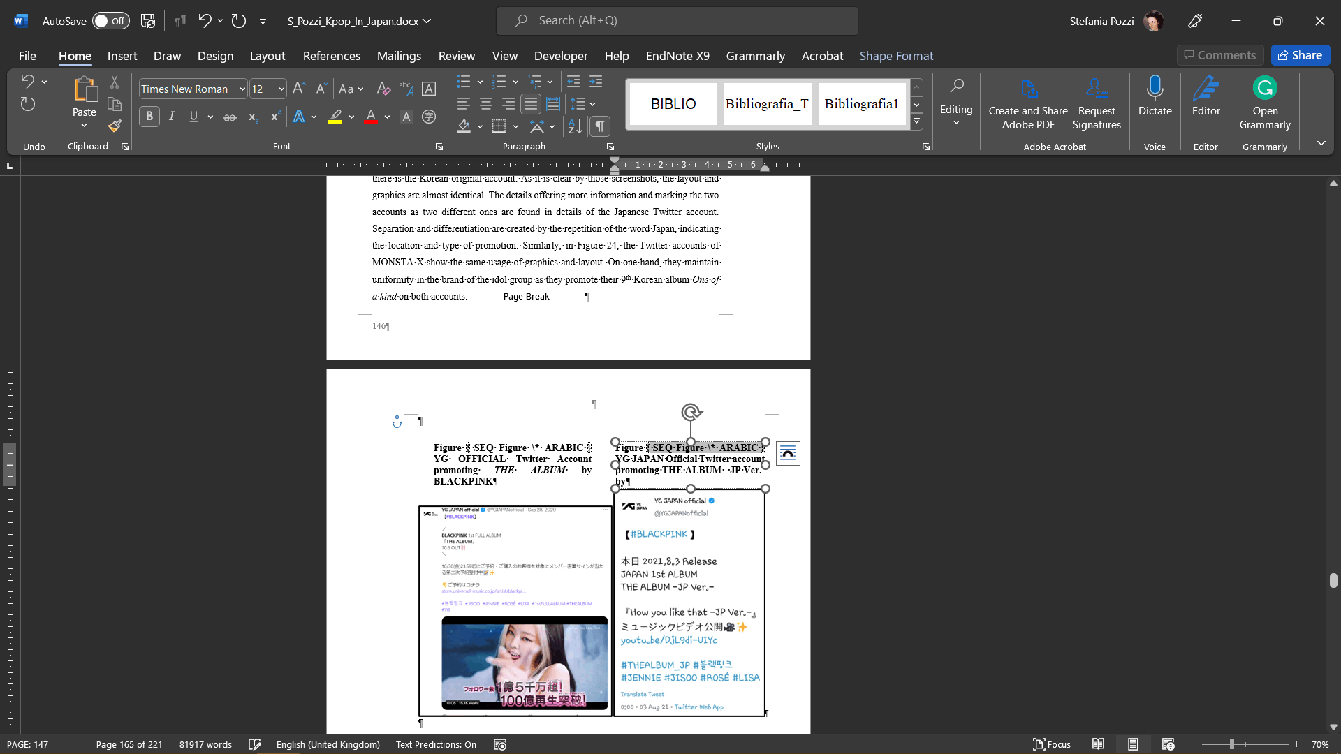 Word Document has repeated each figure caption, how could this be ...