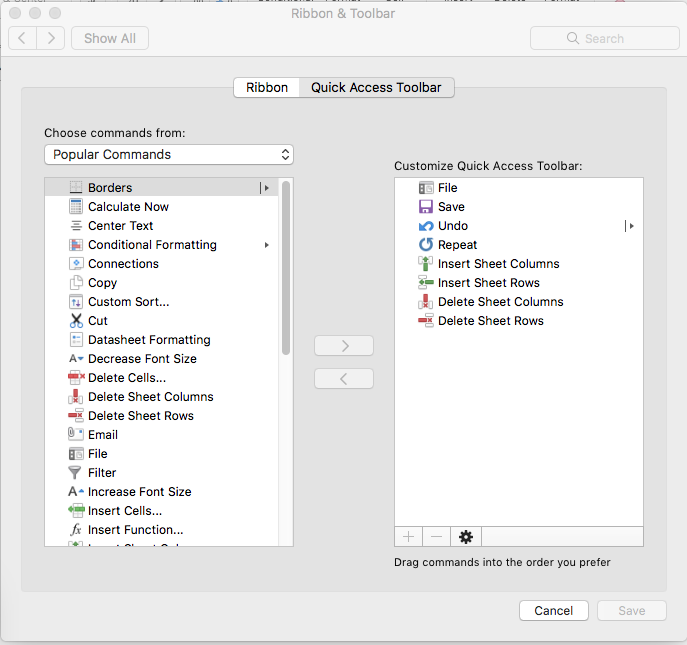 Quick Access Toolbar icons have no color/Look different from ...