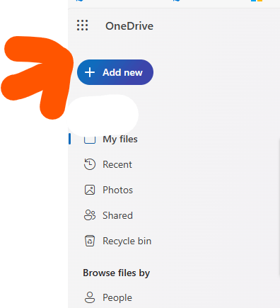 How do you create a new folder in the WEB VERSION of OneDrive ...
