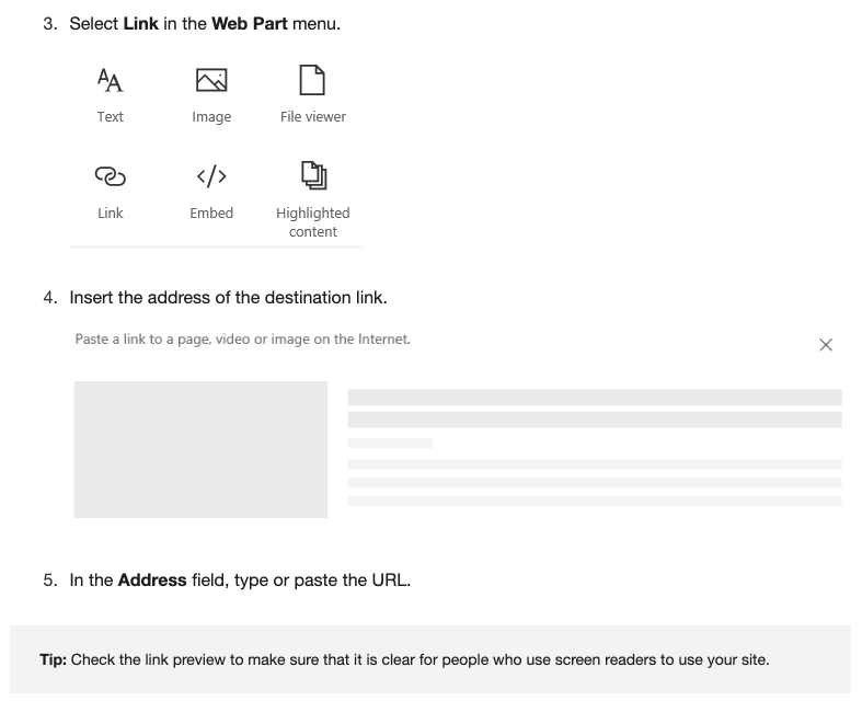 How do I upload new url to a Sharepoint page? - Microsoft Q&A