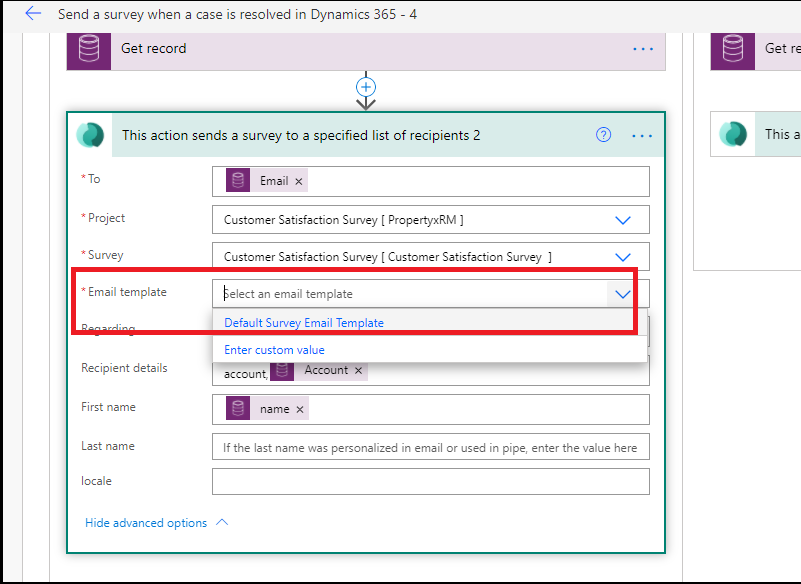 Customer Voice Survey email template - Microsoft Q&A