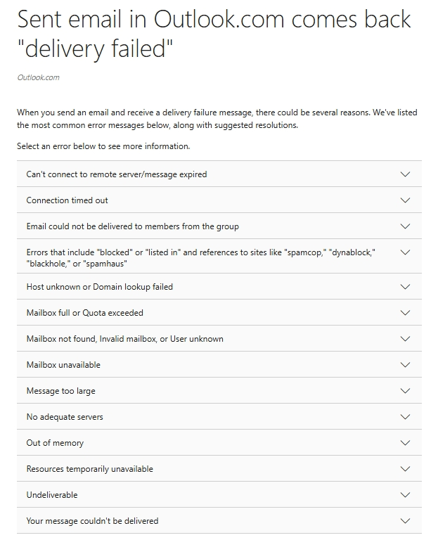 Undeliverable email issue. Need your help! - Microsoft Q&A