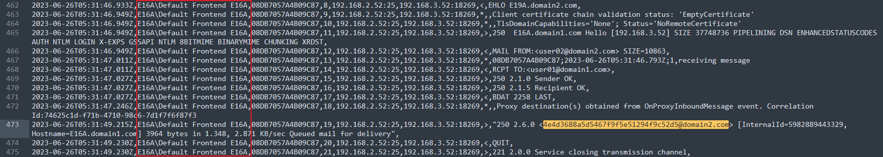 Capturing Frontend Receive Connector On Message Tracking Log Using Powershell Microsoft Qanda