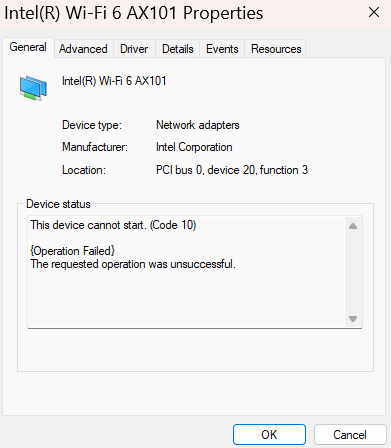 internet connectivity issues, I'm missing the option to connect to the ...