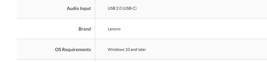 conversion of Lenovo wired headphones - Microsoft Q&A
