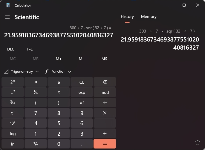 Windows calculator giving an incorrect answer? - Microsoft Q&A