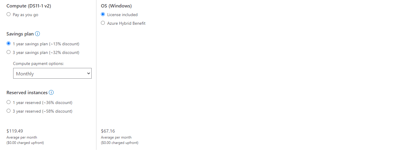 Azure Savings Plan Creation - Microsoft Q&A
